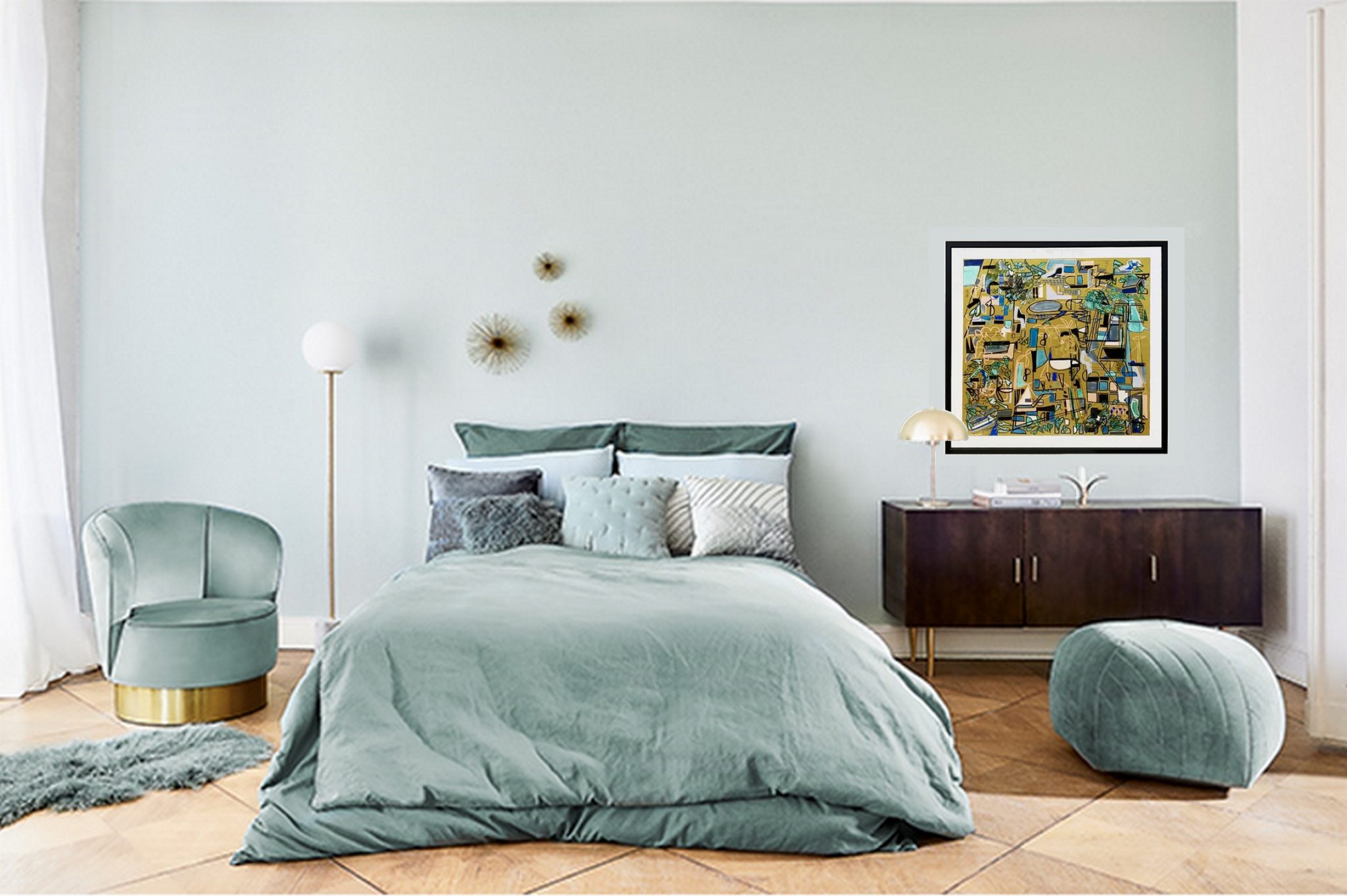 Tableau Hermès - Tableau - Carré Hermès Modernisme Tropical - Mon Carré ...