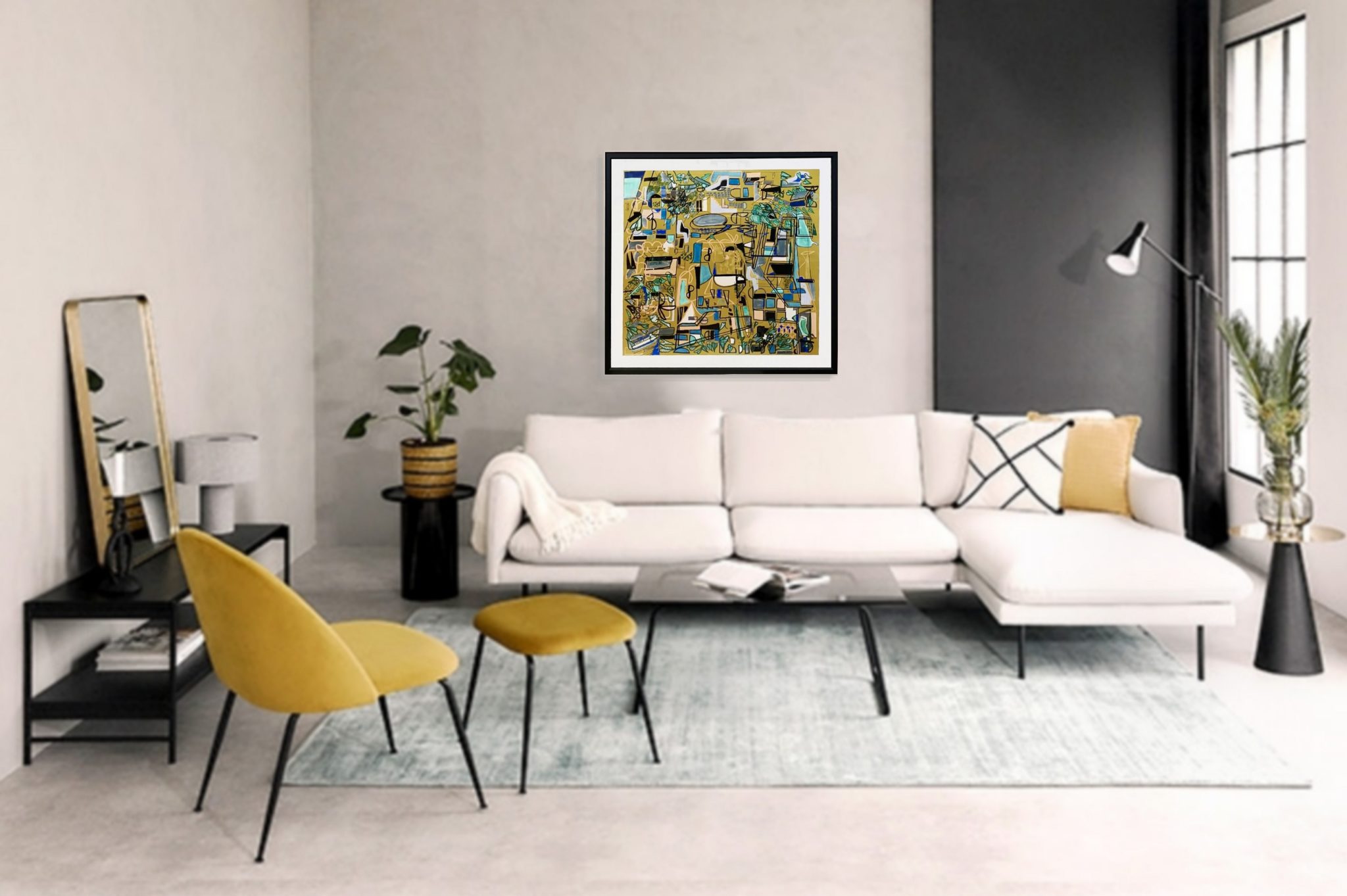 Tableau Hermès - Tableau - Carré Hermès Modernisme Tropical - Mon Carré ...